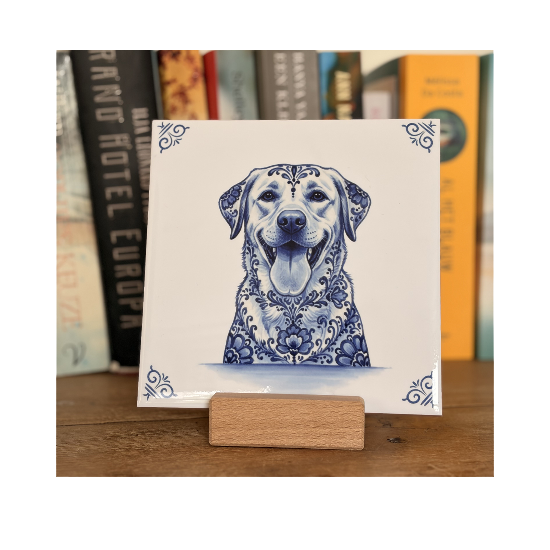 Valentine's Day Gift | Personalised Delft Blue Tiles by The Dutch Tile ...