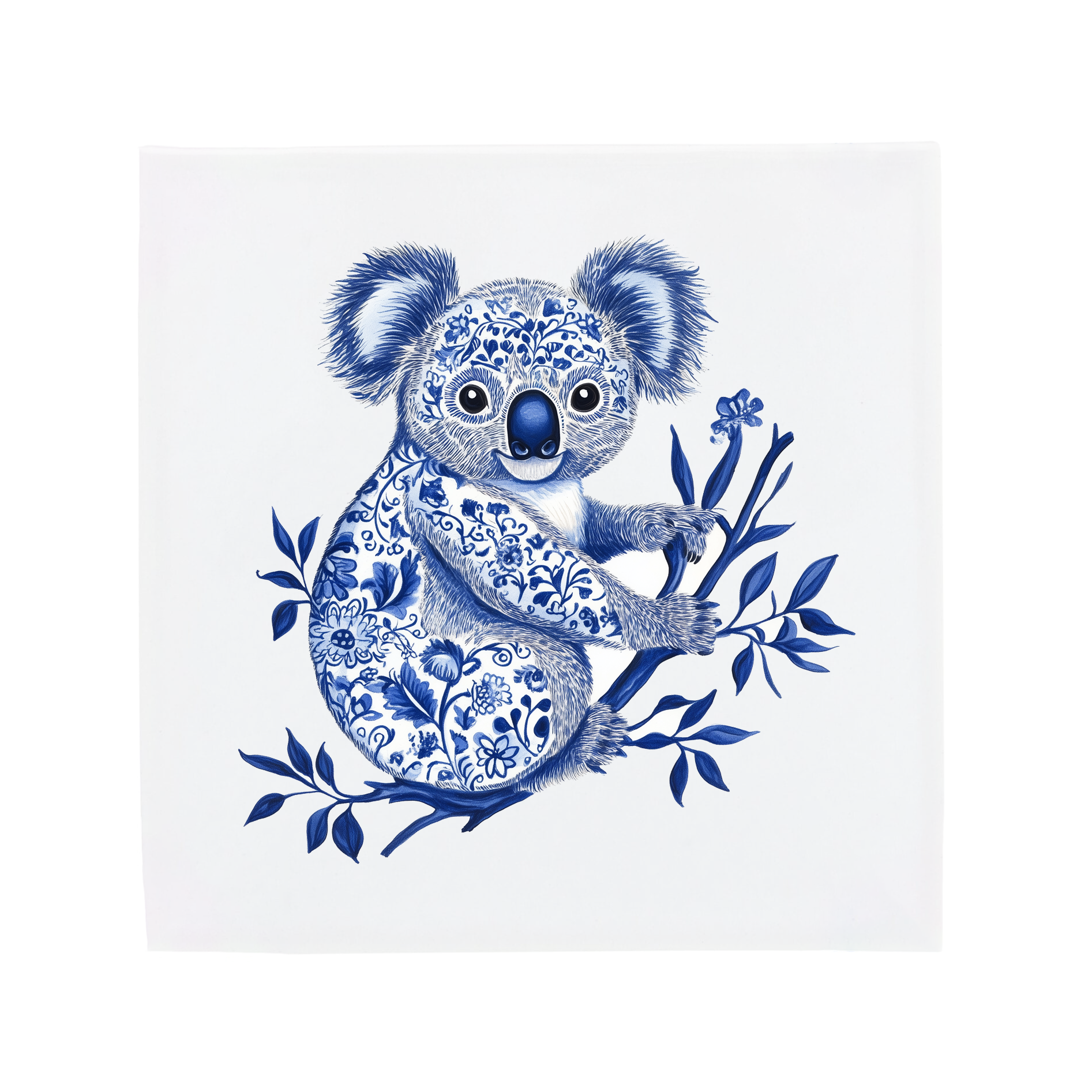 Koala | The Dutch Tile Project | Delft Blue Ceramic Tile