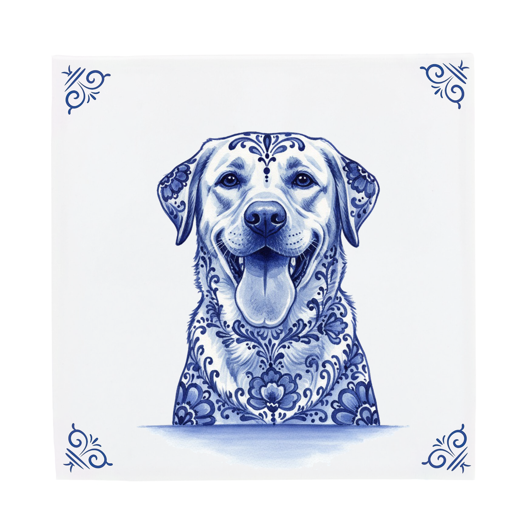 Valentine's Day Gift | Personalised Delft Blue Tiles by The Dutch Tile ...
