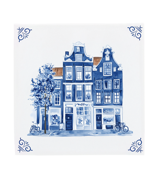 The Dutch Tile Project | Delft Blue tiles with a Modern Twist
