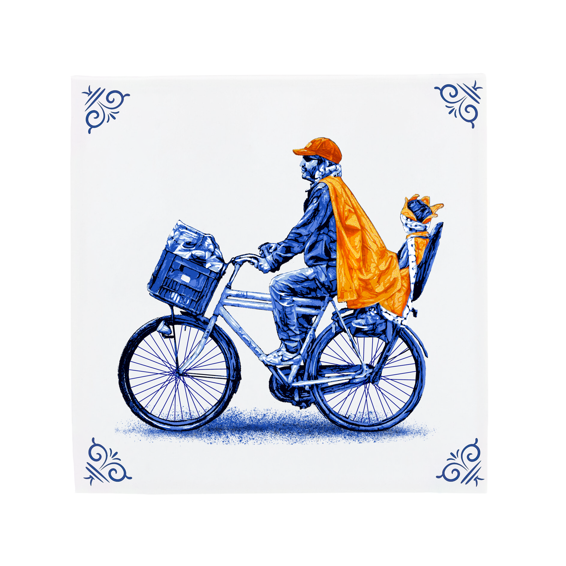 Koningsdag | Nils Westergard X The Dutch Tile Project | Delft Blue ...