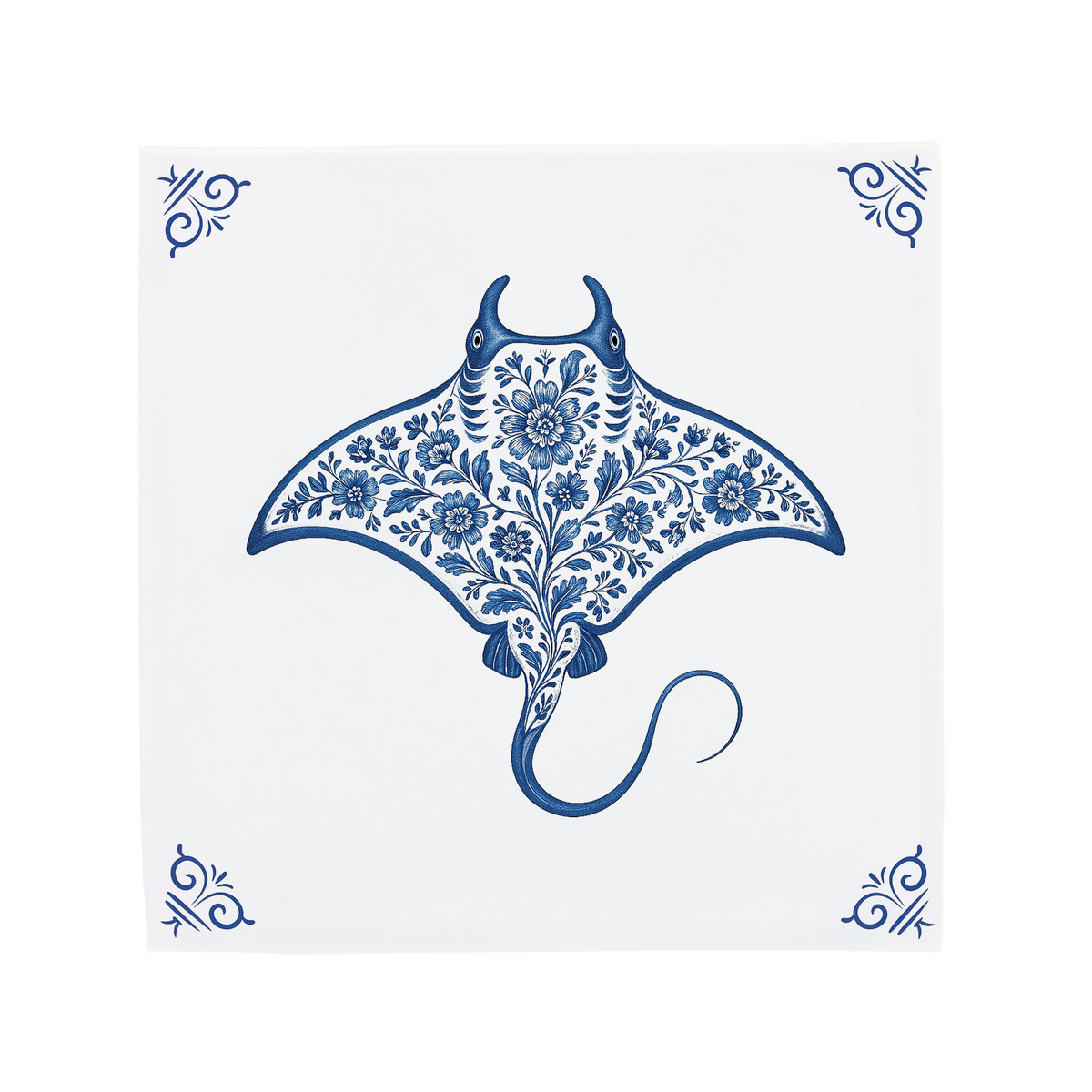 Manta Rog | Delfts Blauw Tegeltje | The Dutch Tile Project